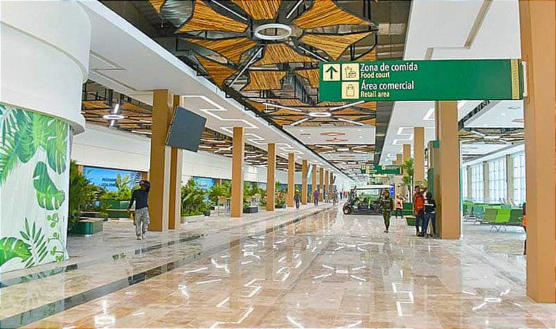 ¡AMLO INAUGURA EL AEROPUERTO INTERNACIONAL DE TULUM! -Un Boeing 737-800, de Viva Aerobús, arribó ...