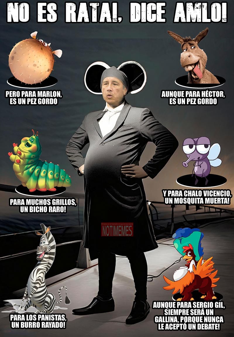 NOTI-MEME - NO ES RATA!, DICE AMLO!