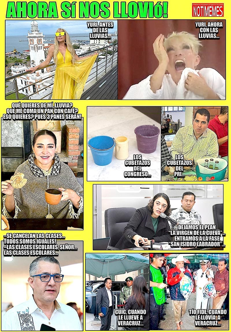 NOTI-MEME | - AHORA SI NOS LLOVIÓ!