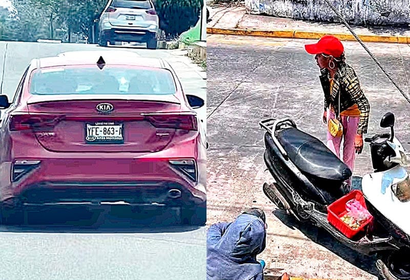 ¡MAMÁ Y SU HIJA ‘VOLARON’ DE LA MOTONETA!