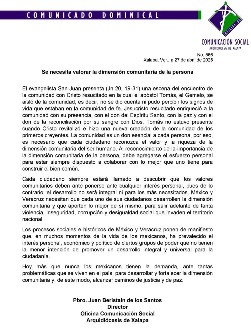 ¡ALERTA LA IGLESIA!