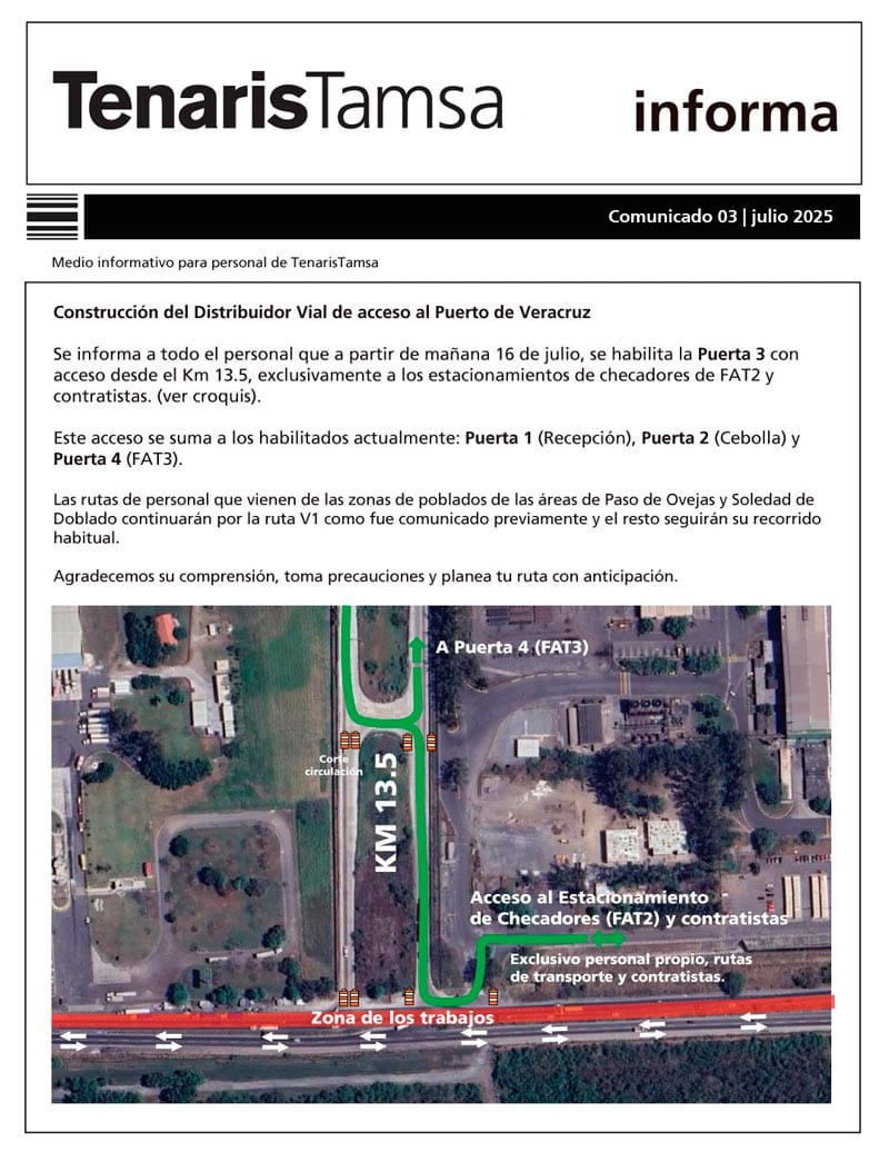 ¡MUEVEN TENARIS TAMSA!