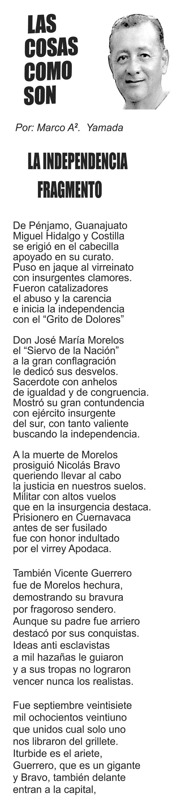 LAS COSAS COMO SON...