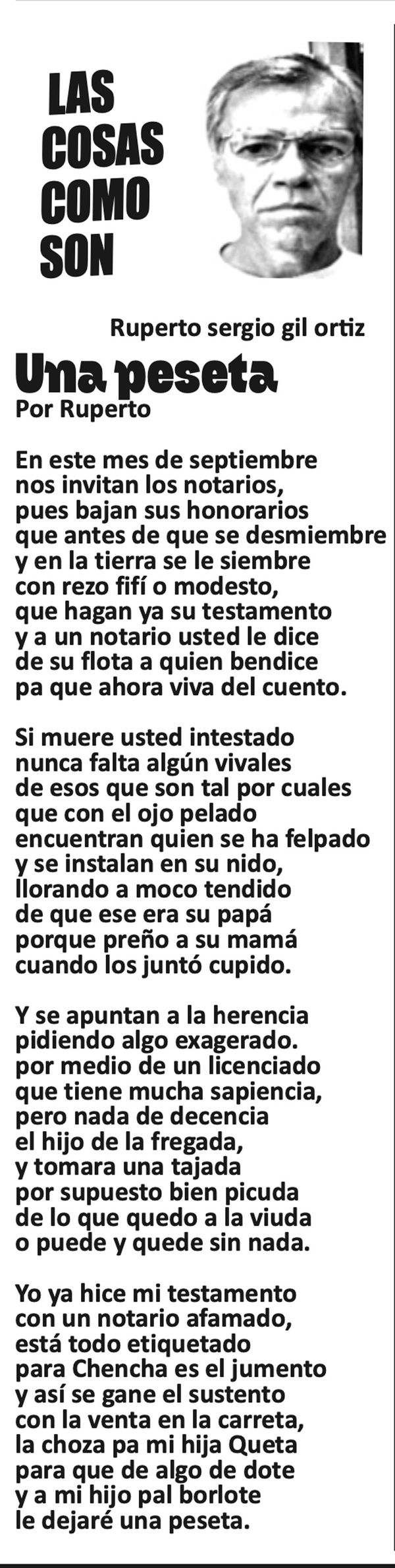 LAS COSAS COMO SON...