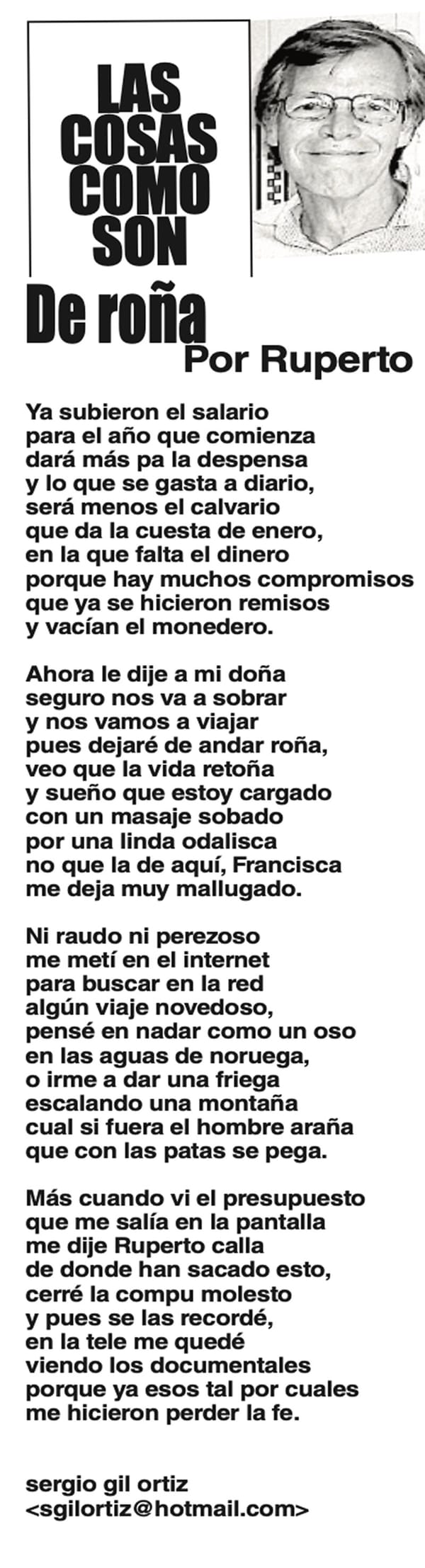 LAS COSAS COMO SON | - DE ROÑA