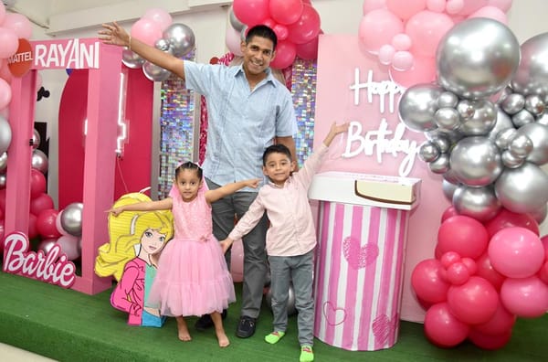 RAYANI CELEBRA SUS 4 AÑITOS