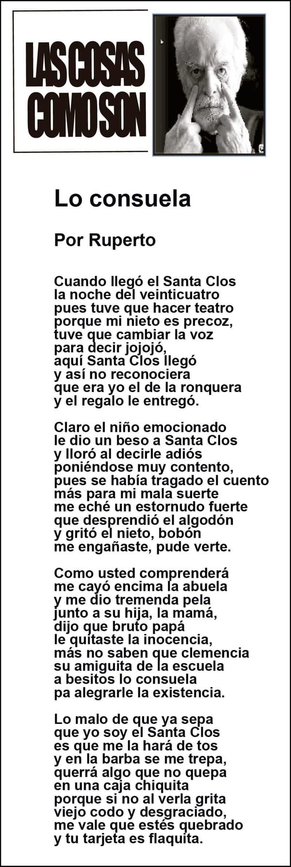 LAS COSAS COMO SON - LO CONSUELA...